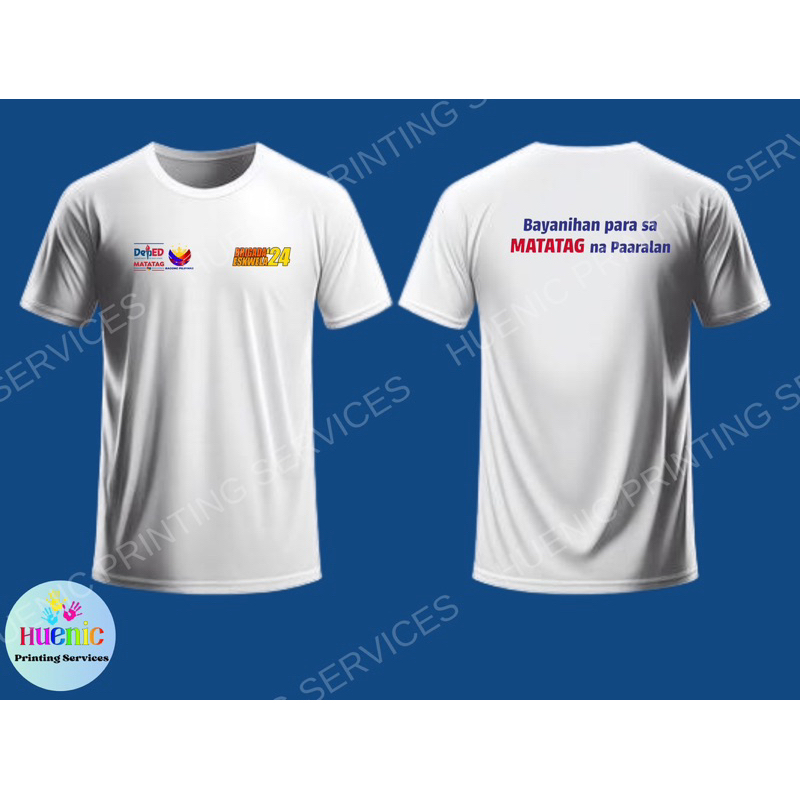 BRIGADA ESKWELA 2024 TSHIRT WHITE YALEX BLUE CORNER ACTIVE LIFE ROUND ...