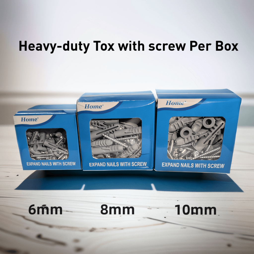 Per Box/50pcs High Quality Heavy-duty Tox with screw/Expand nails with ...