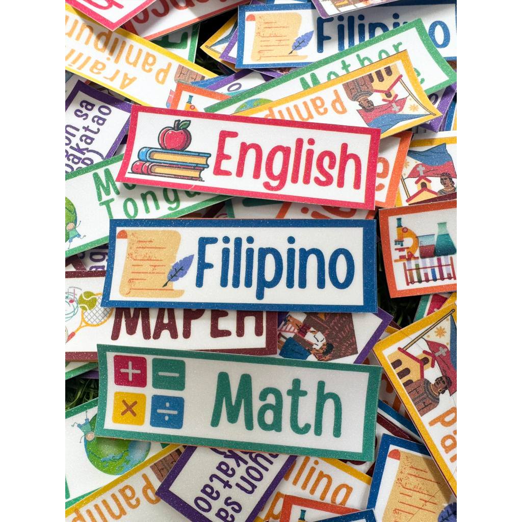 1pc Subject Sticker DepEd Matatag Curriculum Subjects Notebook Subject ...