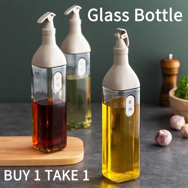 Glass oil Pot Leak-Proof Seasoning Oil Bottle Soy Sauce Vinegar Sesame ...