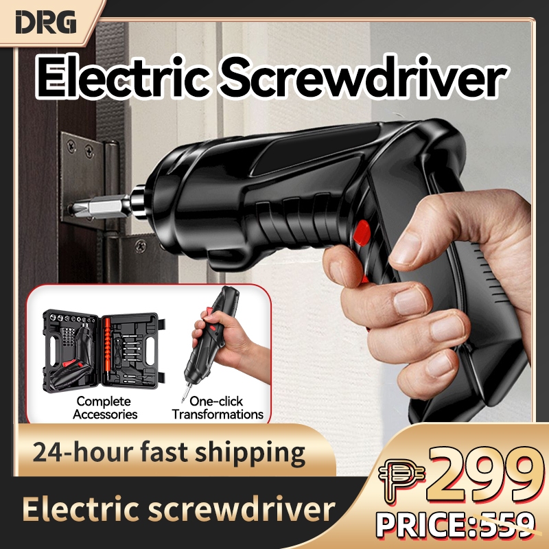 DRG Cordless Screwdriver 48PCS Set Electric Barena Drill Set ...