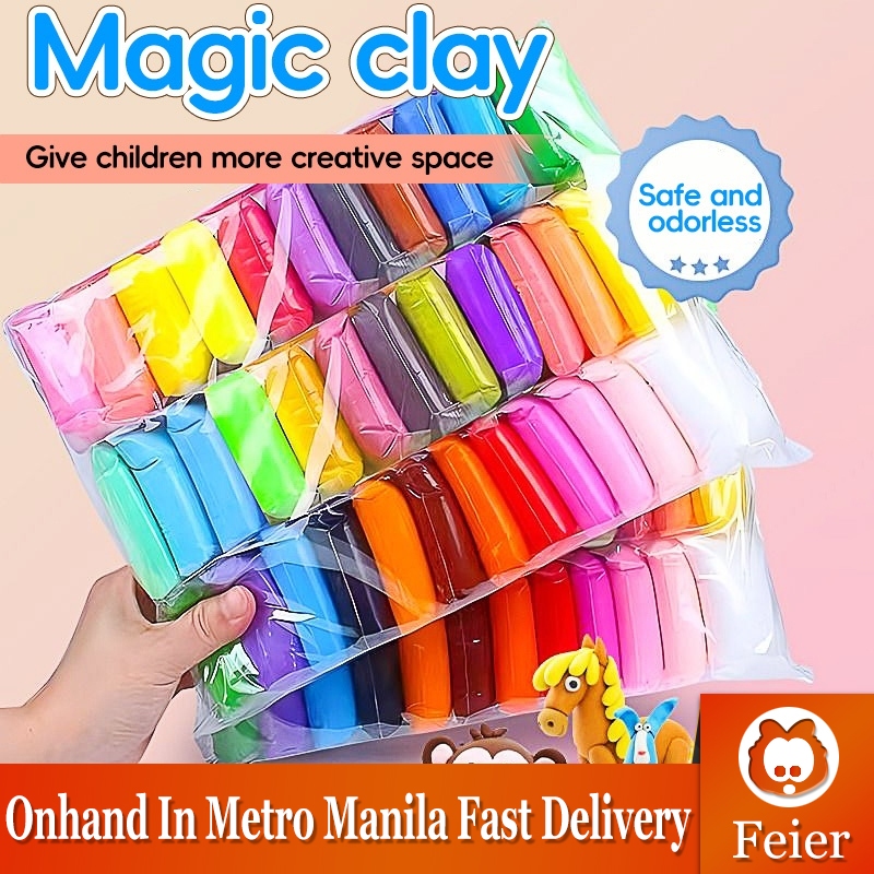 High Quality 24 Colors Clay DIY Light Clay Space Mud Handmade Kids Toys ...