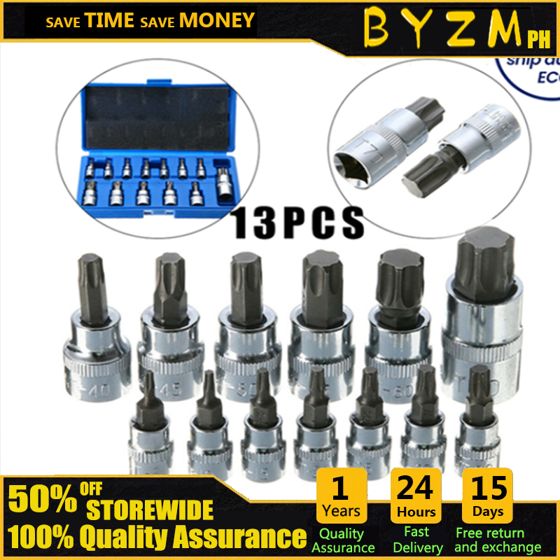 29PCS Torx Star Socket Set Bit Male Female E T Sockets With Torx Bit ...