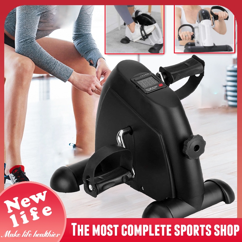 【TOP SALE】Mini Pedal Exerciser Cycle Fitness Bike Rehabilition Bike LCD ...