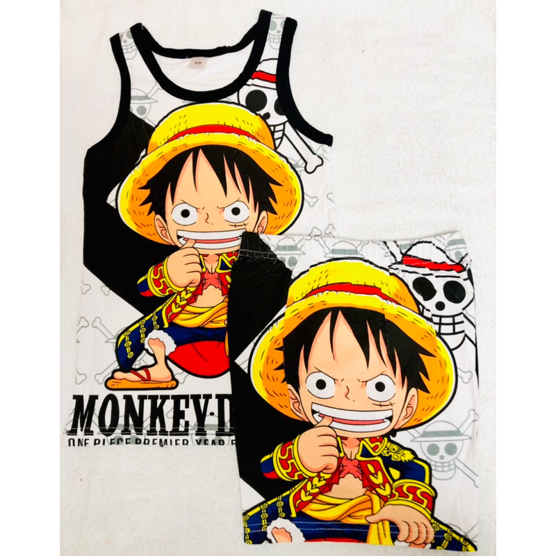 TERNO SANDO&SHORT CHARACTER KIDS ONE PIECE DESIGN | Shopee Philippines
