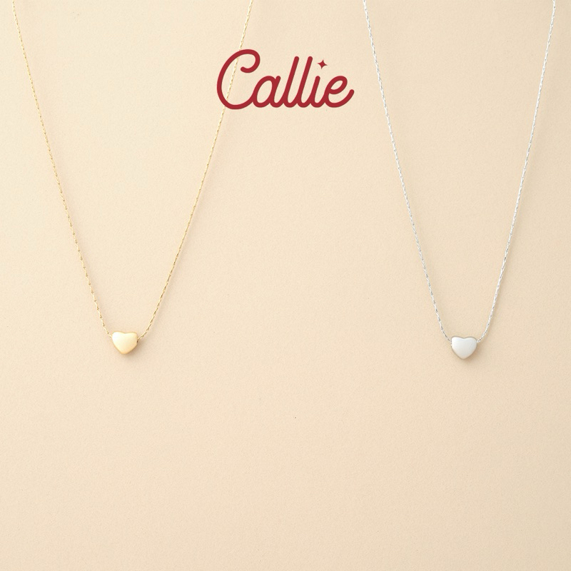 Callie Stainless Steel Minimalist Heart Necklace Shop Callie | Shopee ...