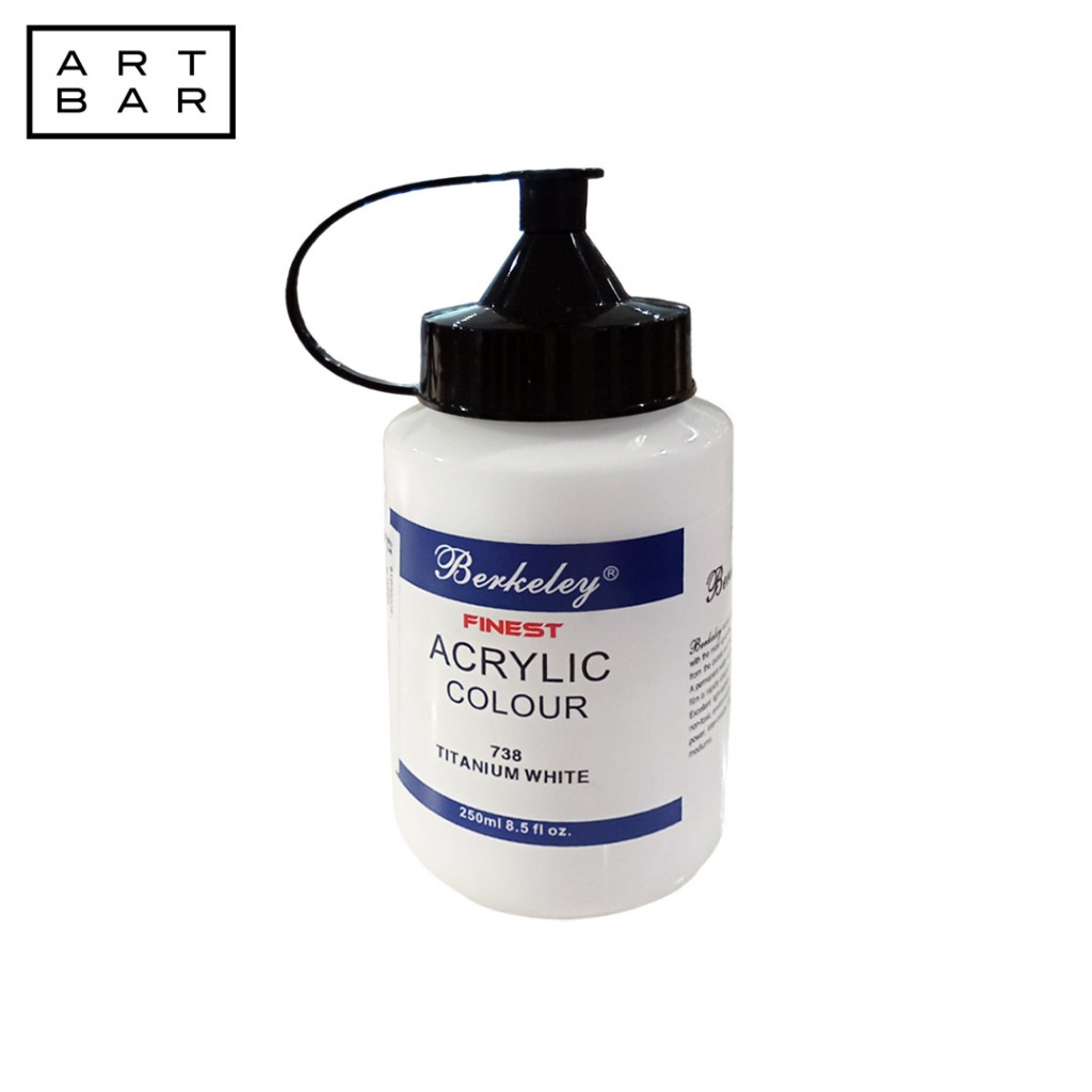 Berkeley Acrylic Color 250ml Titanium White - Art Bar | Shopee Philippines