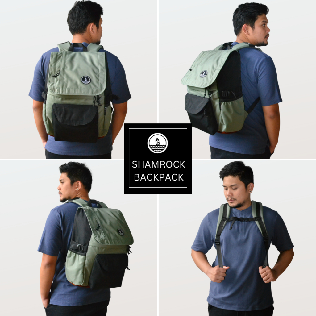 SHAMROCK BACKPACK (TRAVEL BAG/SCHOOL BAG/HIKING BACKPACK) | Shopee ...
