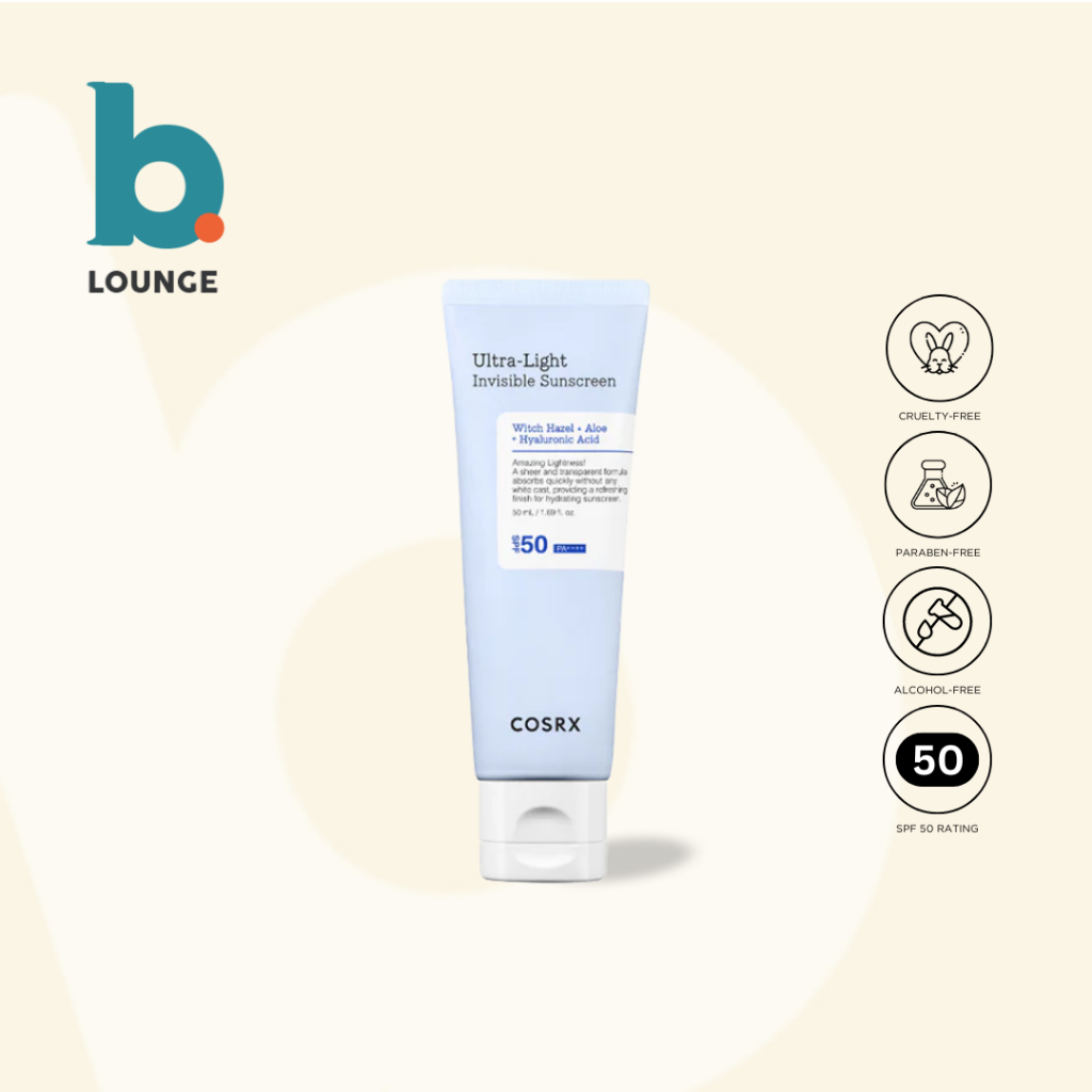 COSRX Ultra-Light Invisible Sunscreen SPF50 PA++++ 50ml | Shopee Philippines