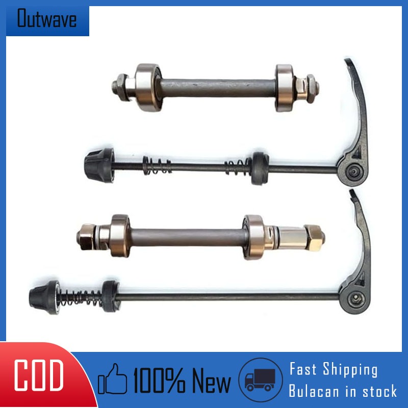 Mountain Bicycles Quick Release Front Back Axle Hollow Hub Shaft Lever ...