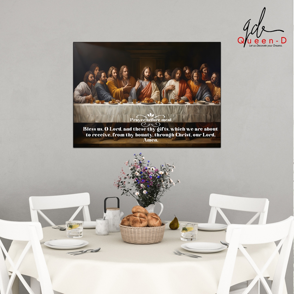 BIG SIZE Last Supper Wall Art Wooden Hanging Wall Decor 37x48 | Home ...