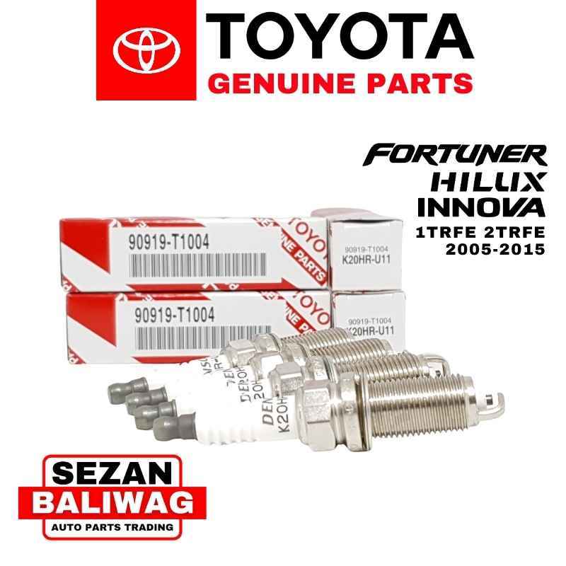 ORIGINAL TOYOTA SPARK PLUG K20HRU11 FORTUNER INNOVA HILUX GAS 1TR 2TR ...