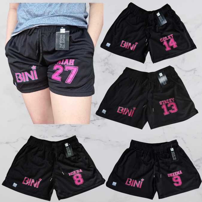 Trendy Strechy (BINI) Drifit Short Above the Knee LIght Weight Unisex ...