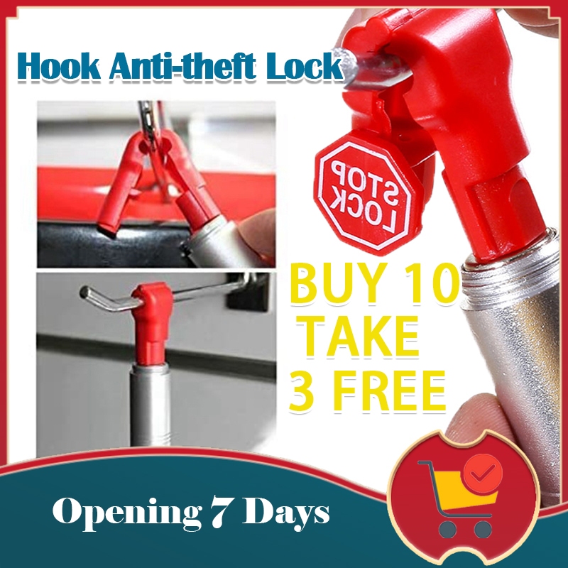 Anti-Theft Security Stop Lock for Store Display Plastic Peg Hook Lock ...