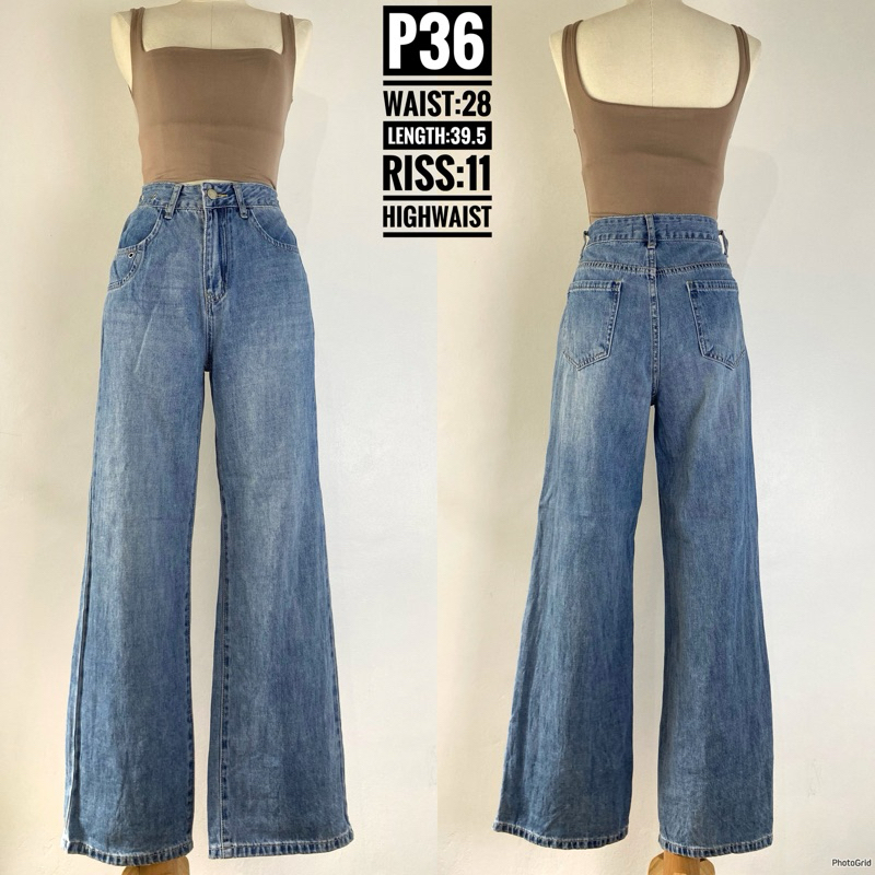 4 Wideleg pants,baggy pants,flare jeans,mom jeans, tattered jeans etc ...