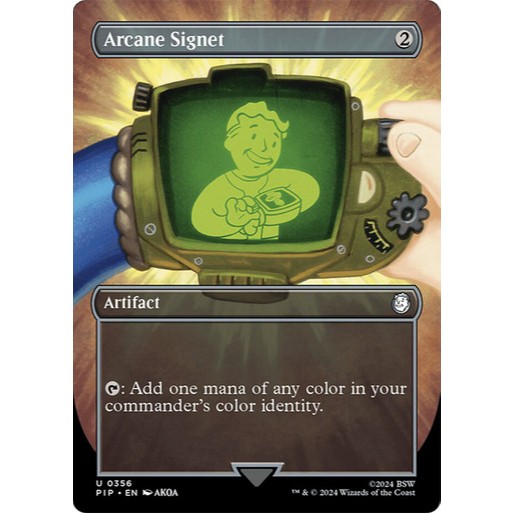 Arcane Signet (Borderless) - Fallout Commander | Shopee Philippines