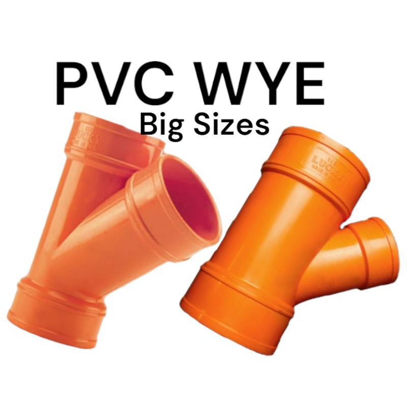 PVC WYE ORANGE BIG SIZES 8x6", 8x8", 8x10", 10x10", Thickness 5.20mm ...