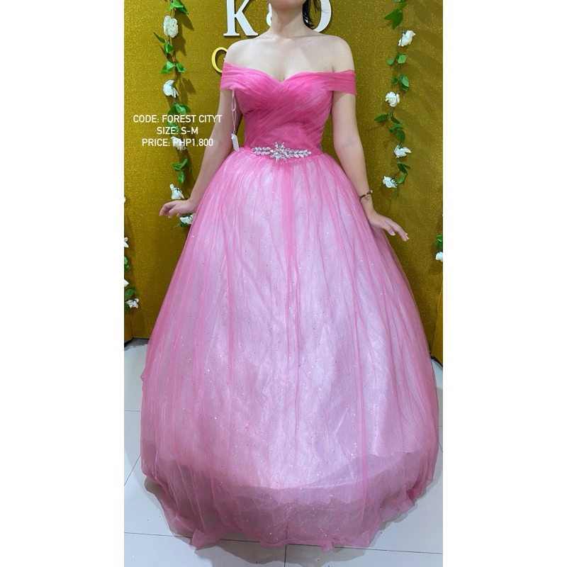 DEBUT GOWN (CODE: FOREST CITYT) | Shopee Philippines