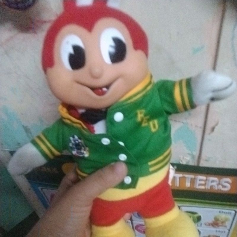 UST jollibee jacket stuff toy FEU | Shopee Philippines