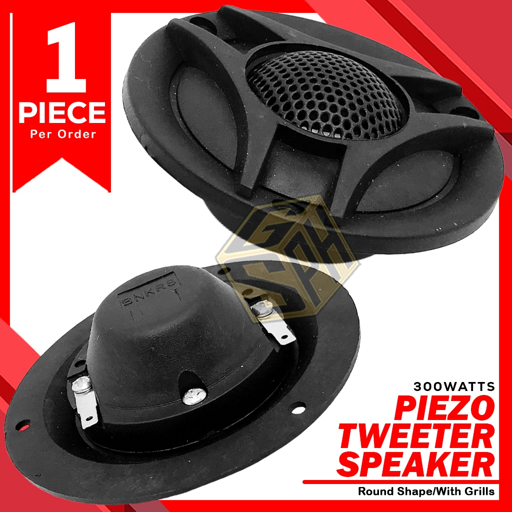 300W Piezo Tweeter Speaker Round Shape With Grills | Shopee Philippines