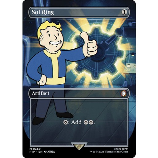 Sol Ring (Borderless) - Fallout Commander | Shopee Philippines