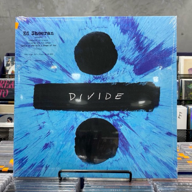 ED SHEERAN Divide Standard (45 RPM) Vinyl, Cover Dent (Black, 2LP ...
