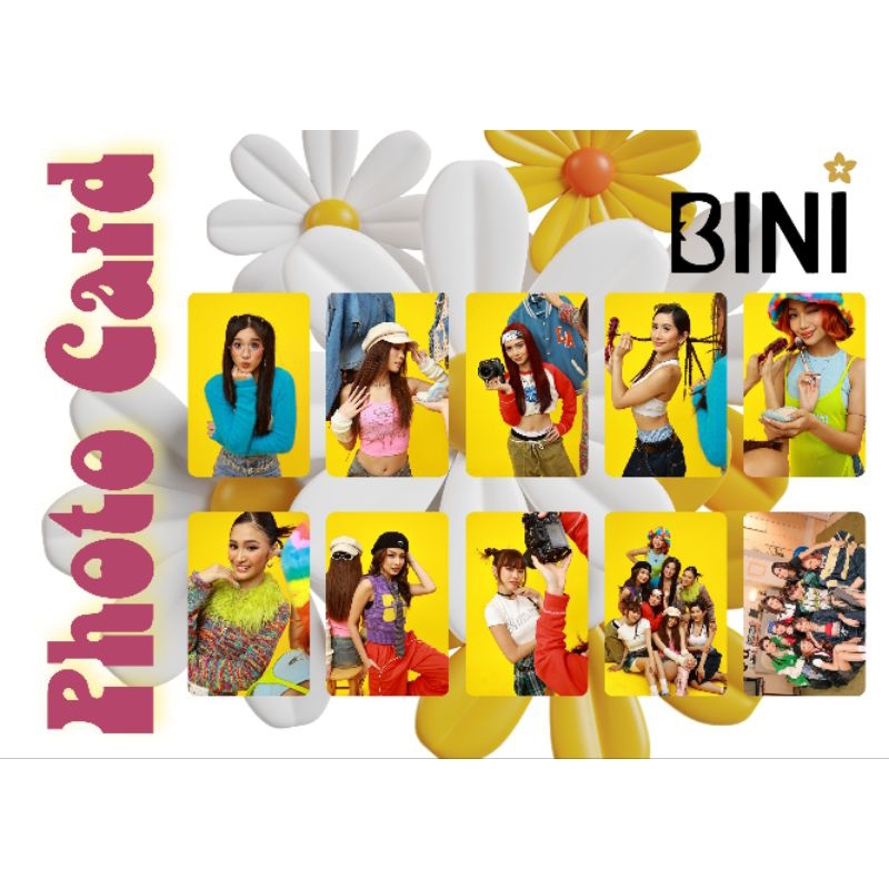 BINI Girl Group PHOTOCARD | Ppop Merch | Shopee Philippines