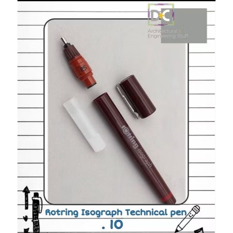 ROTRING ISOGRAPH TECHNICAL PEN | Shopee Philippines
