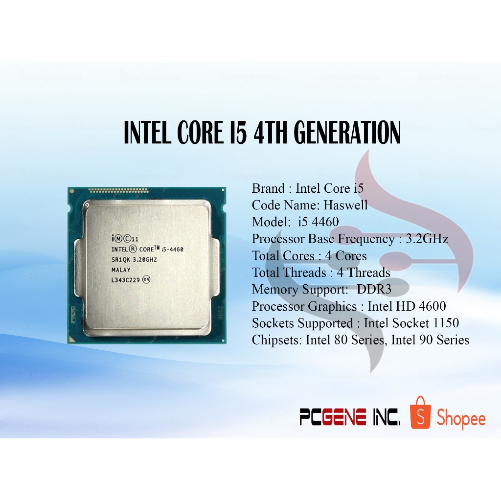 Desktop Processor Intel 4th Generation Core i5 | Shopee Philippines