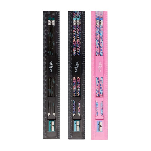 SMIGGLE COMBO RULER STATIONERY SET | Shopee Philippines