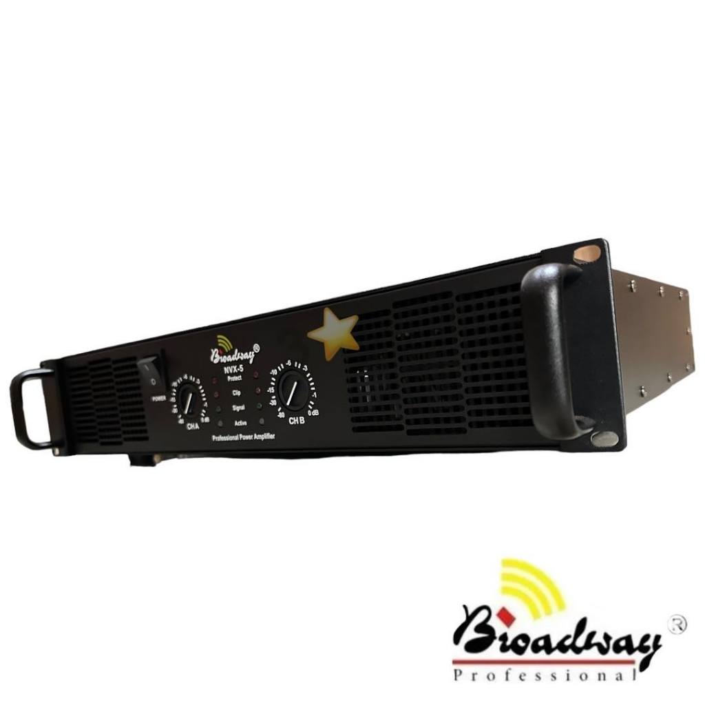 Broadway NVX-5 500W X 2 Power Amplifier RMS power | Shopee Philippines