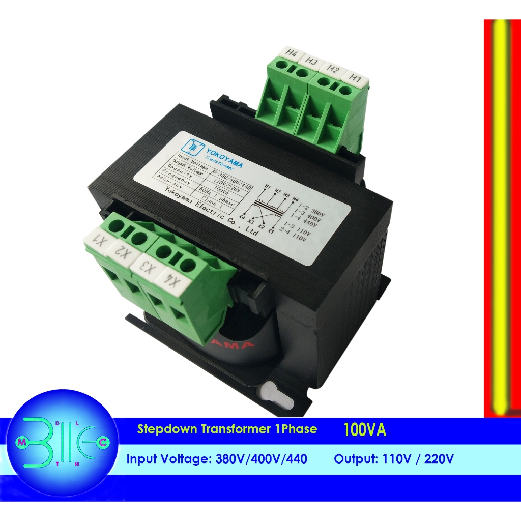 100VA Yokoyama Control Transformer Capacity: 100VA, Prim. Voltage ...