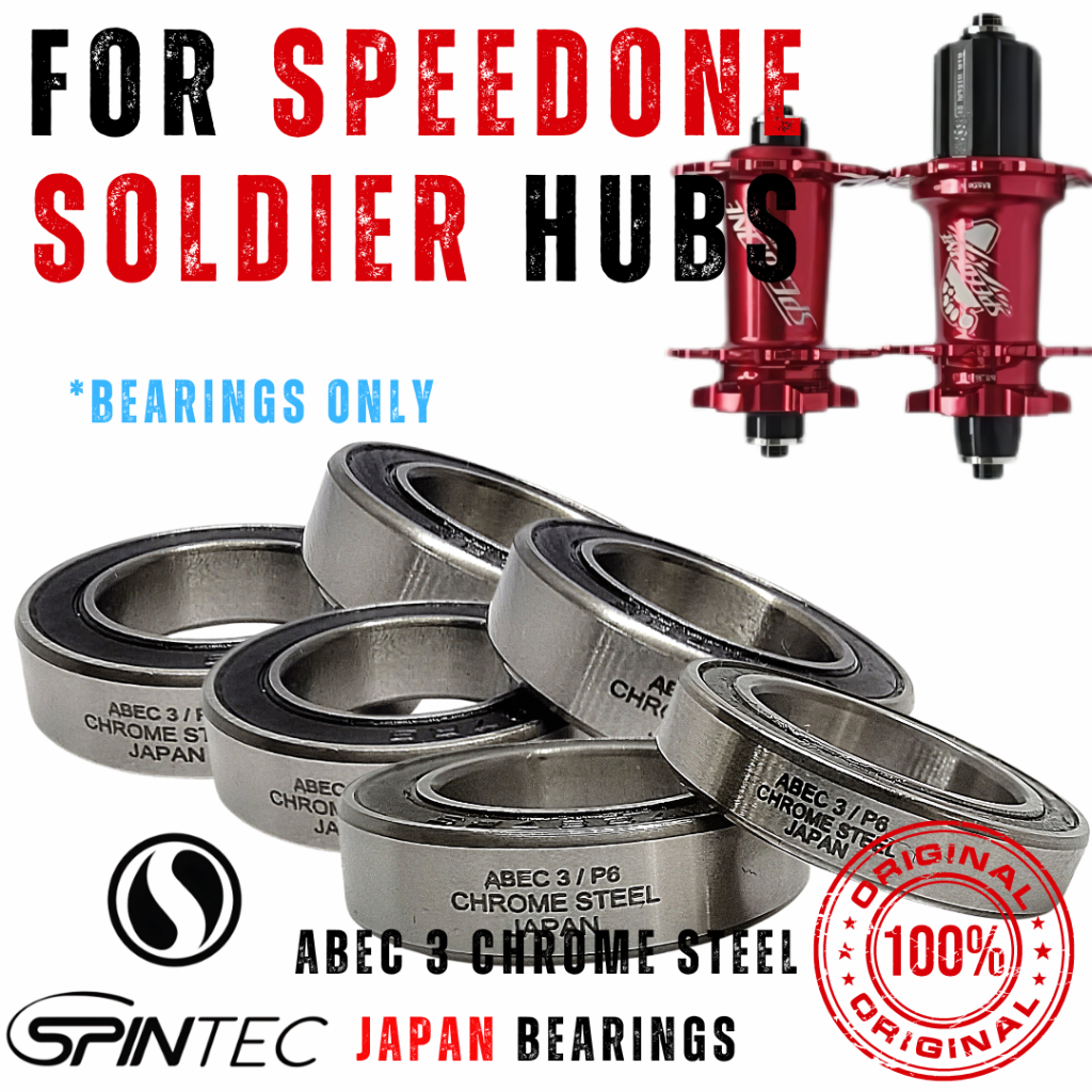 SPEEDONE SOLDIER HUB Chrome Steel Japan Bearings from SPINTEC (Bearings ...