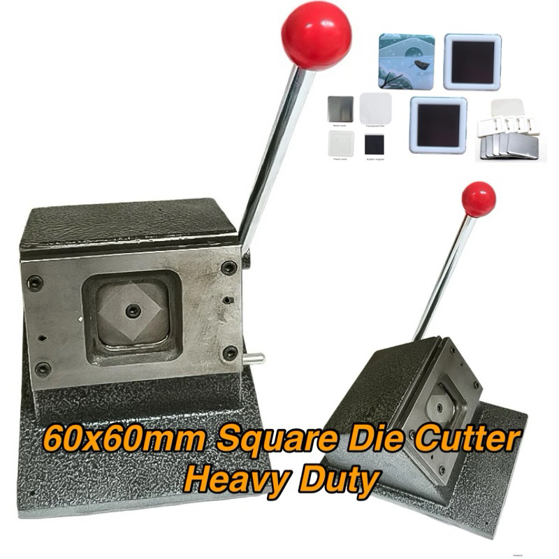 ONHAND PVC Cutter Heavy Duty Machine Square Magnet Fridge Ref Magnet ...