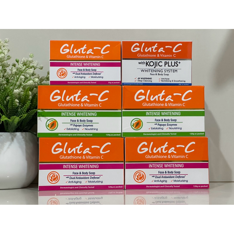 Gluta C Kojic Plus+ and Intense Whitening Soap | Shopee Philippines