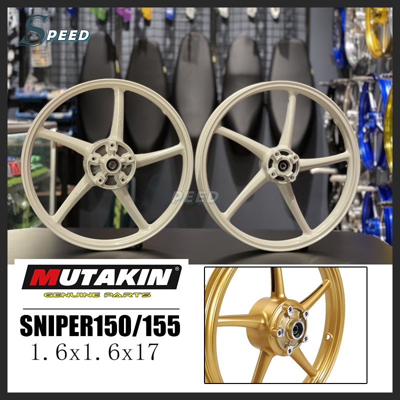 MUTAKIN Mags SP 522 For Sniper150/155 Front Disc Brake 4 Holes and Rear ...