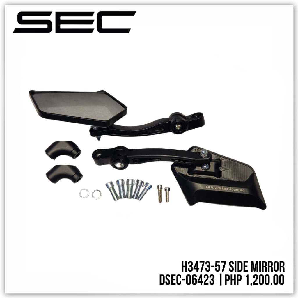 Sec Side Mirror for Motorcycle H3473-57 (DSEC-06423) | Shopee Philippines