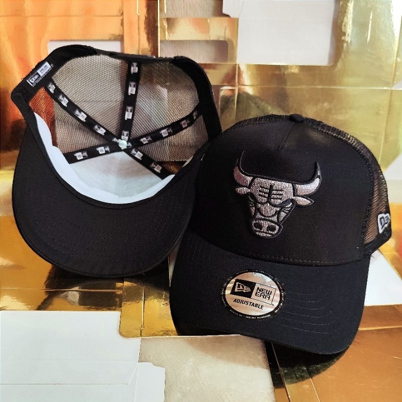 Top Grade New Era trucker Chicago Bulls A-frame curve/snapback caps ...