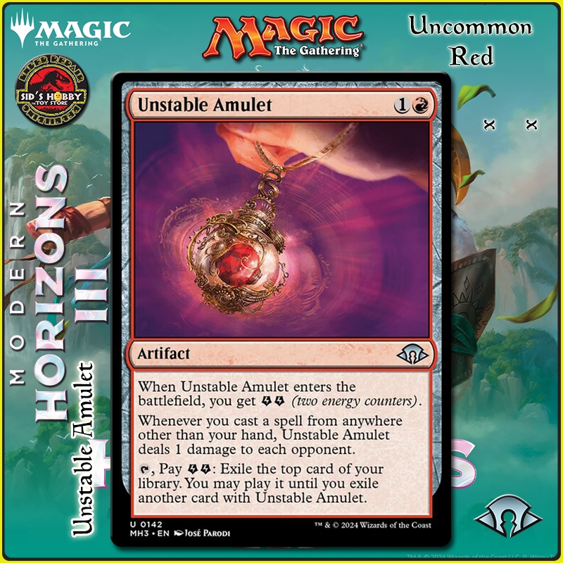 Unstable Amulet x x Modern Horizons 3 Red Uncommon MH3 MTG | Shopee Philippines