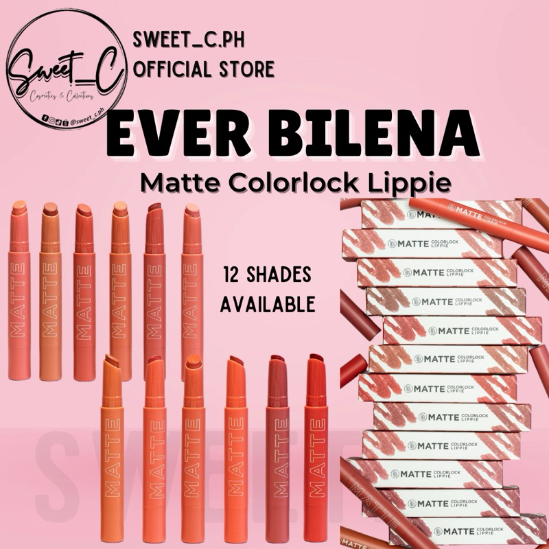 Ever Bilena Color Lock Lippie | Shopee Philippines