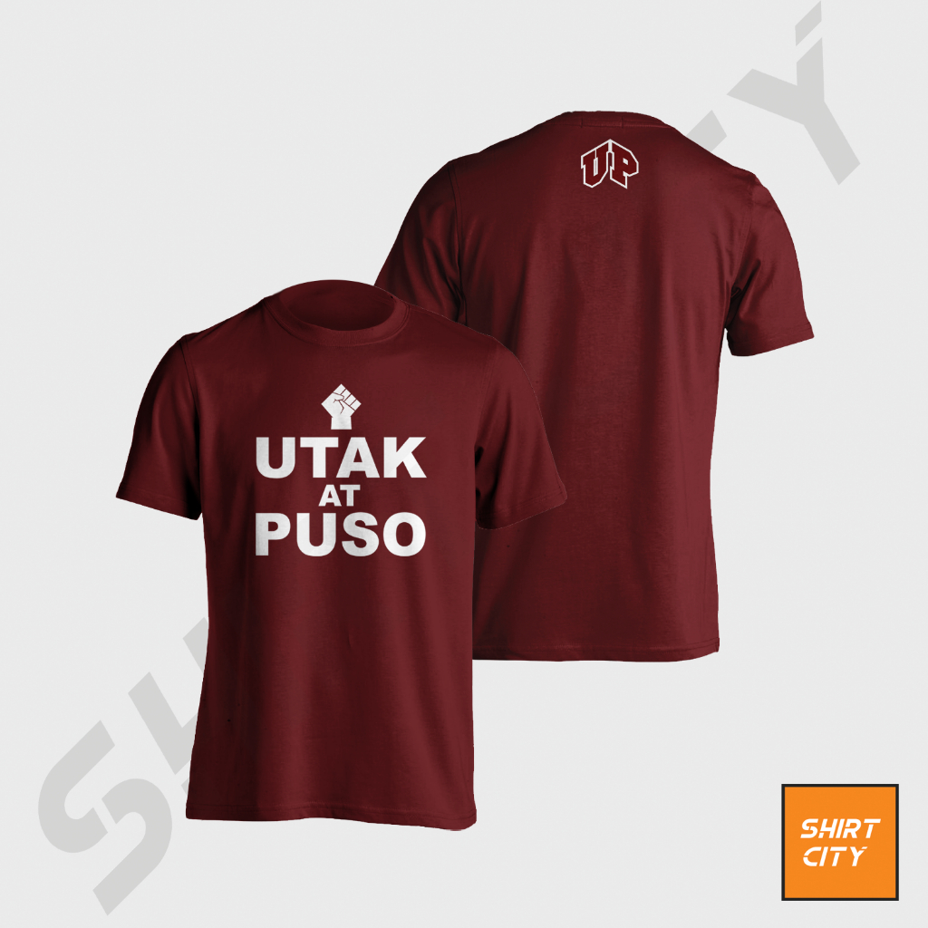 Utak at Puso Unibersidad ng Pilipinas UAAP UP Maroons Premium Cotton UP ...
