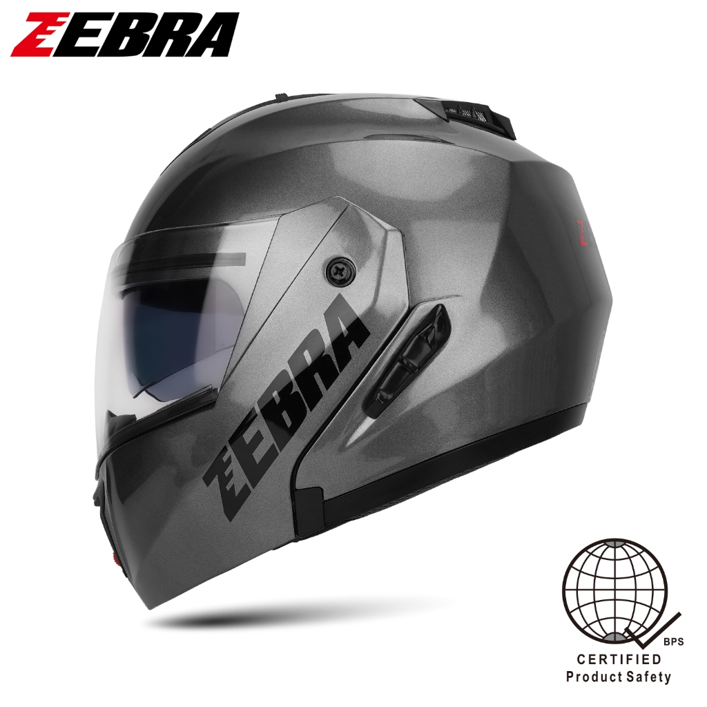 Zebra 602 helmet full face modular helmet motorcycle dual visors whih ...