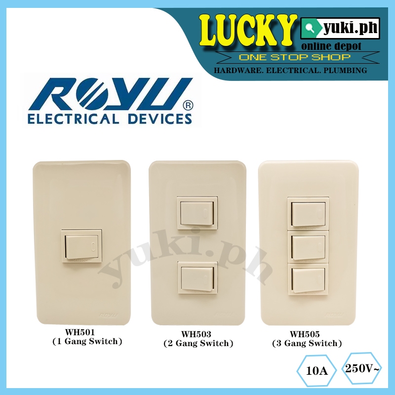 WH501/ WH503 / WH-505 ROYU CLASSIC SERIES SWITCH WITHOUT LED | Shopee ...