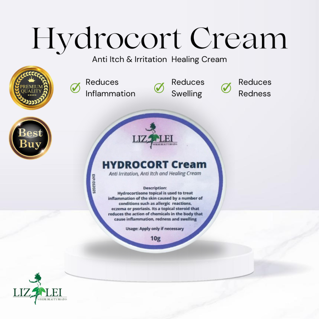 HYDROCORT Healing Cream/Anti irritation/Anti inflammatory 10g | Shopee ...