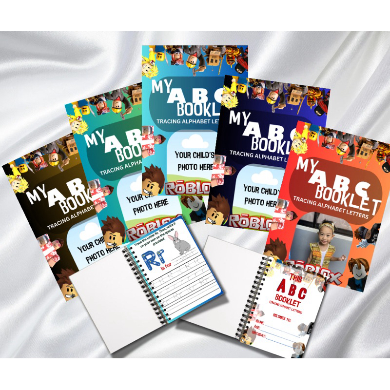 Alphabet Tracing Booklet Roblox themed Laminated Cover | Shopee Philippines