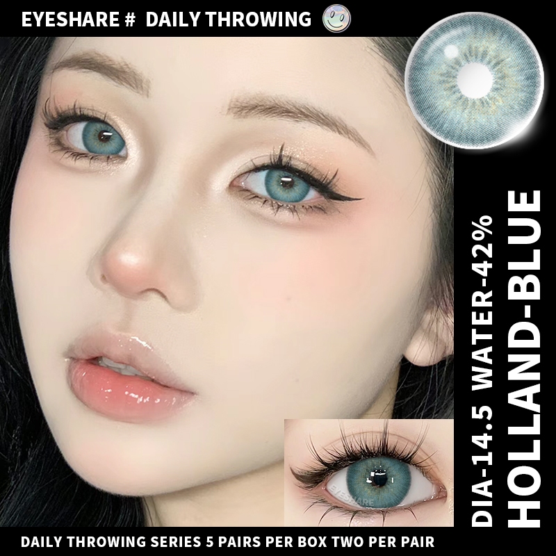 【COD】EYESHARE 1 Pair PATTAYA Green/Blue Color Contact Lenses Natural ...
