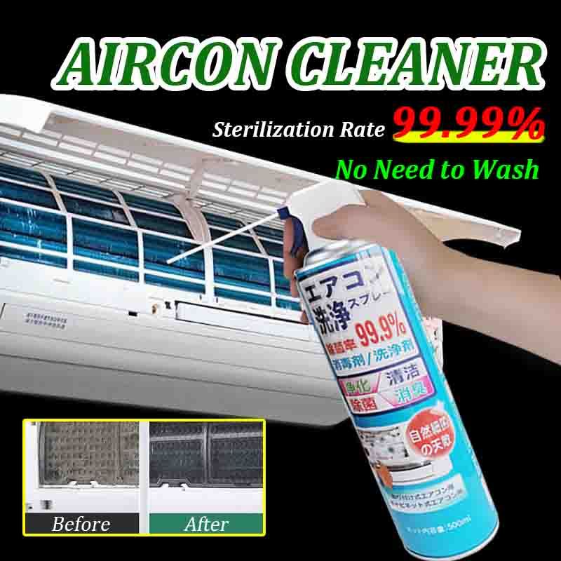 Japan Air Con Cleaner Spray Foam for Aircon Coil Cleaner 600ml No ...