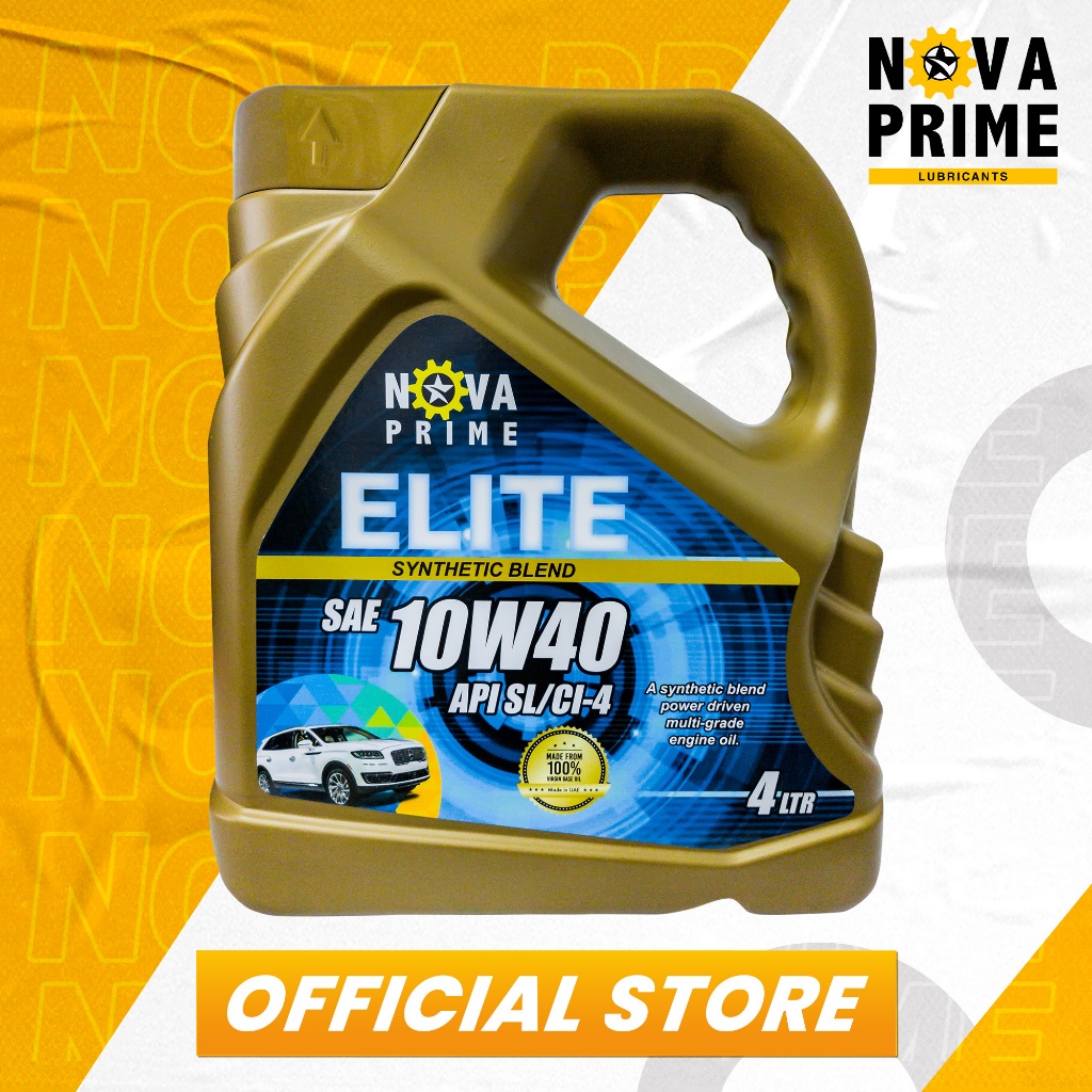 Nova Prime Elite Synthetic Blend Engine Oil 1GL | Shopee Philippines