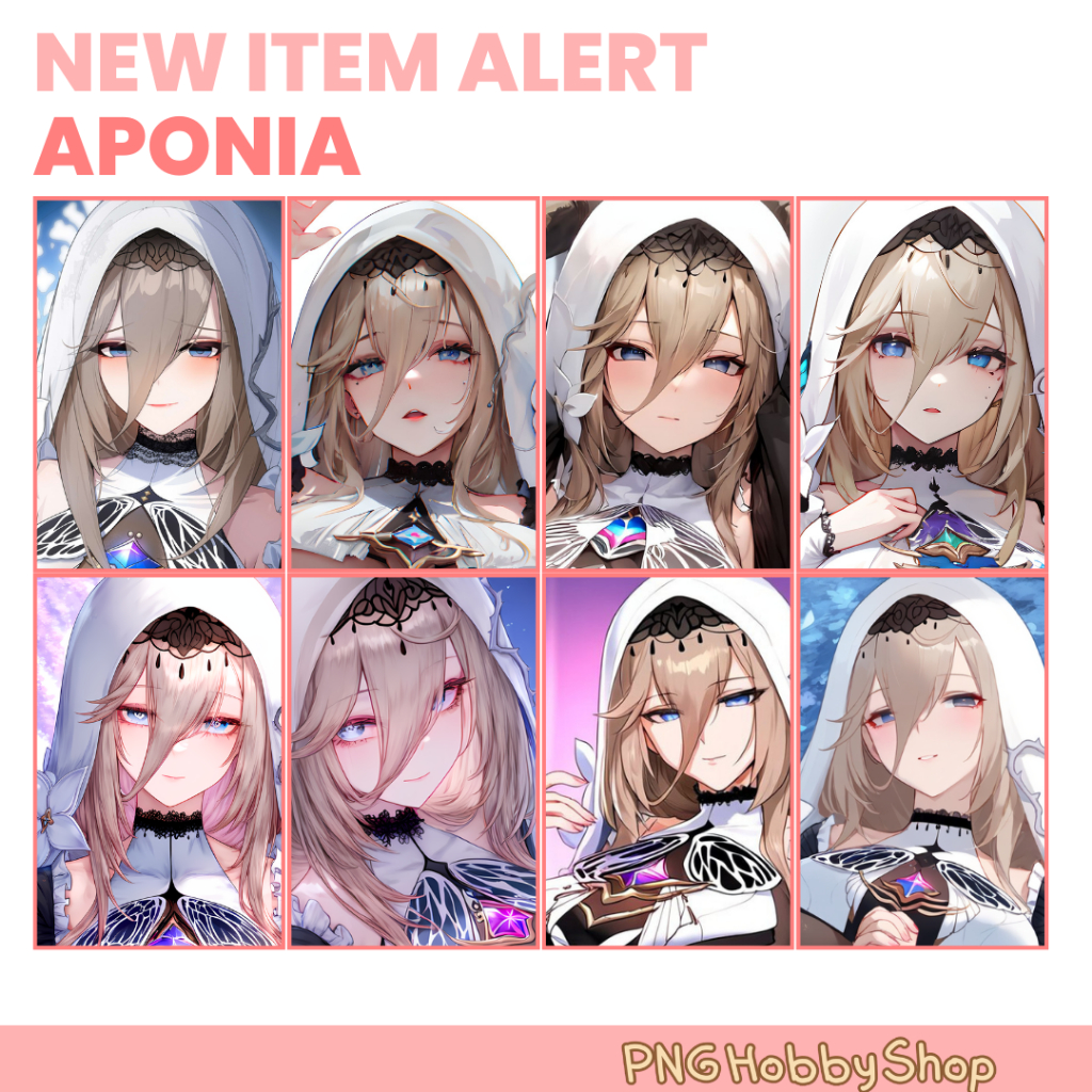 Aponia Honkai Impact 3rd Anime Photocard and Keychain - PNG Hobby Shop ...