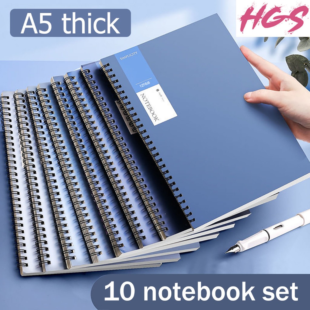 HGS A5 Spring Spiral Notebooks For Hight School Aesthetic Notebook 60 ...
